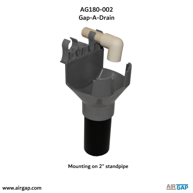 AG180-002 Gap-A-Drain Universal Airgap | AirGap International AG180-002 Gap-A-Drain Universal Airgap | AirGap International